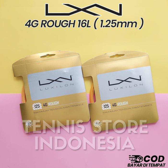 Jual Senar Tenis Luxilon 4G Rough 125/16L Original - Kab. Jombang ...