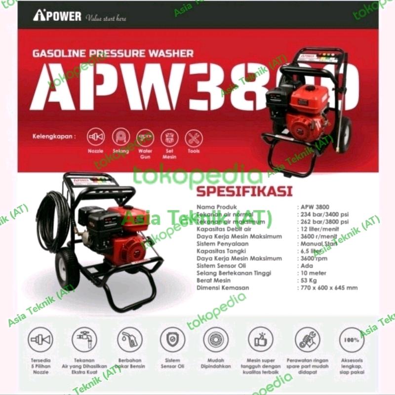 Jet cleaner Apw 3800 262 bar / 3800 psi Brand Usa - Shop | Tokopedia