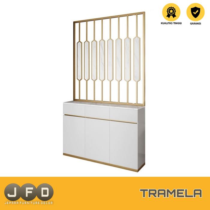 Jual Partisi Penyekat Ruangan Minimalis Tramela Room Divider - White ...