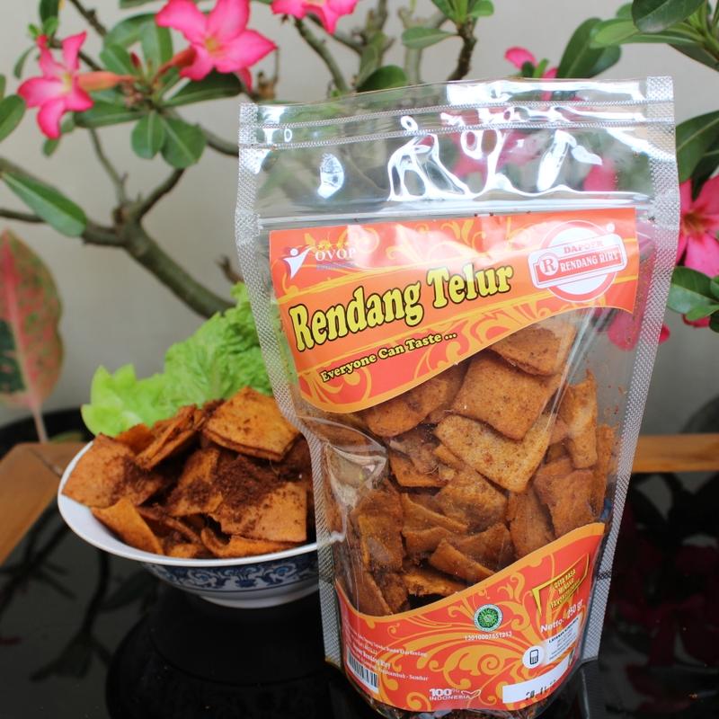 Rendang Telur 250gram Dapoer Rendang Riry - Shop | Tokopedia