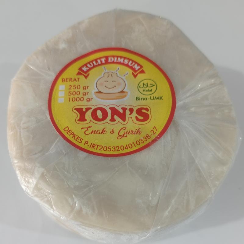 Kulit Dimsum / Gyoza / Kuotie / Siomay Diameter 9cm (Putih) 500gr/80 ...