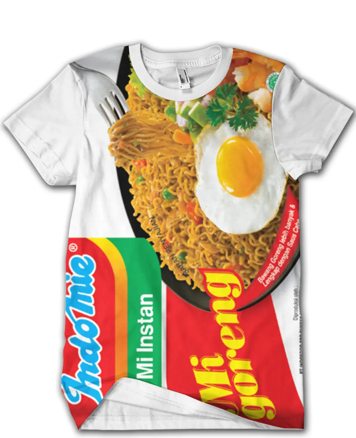KAOS INDOMIE MIE INSTAN 3D FULLPRINT MOTIF INDOMIE GORENG - Shop ...
