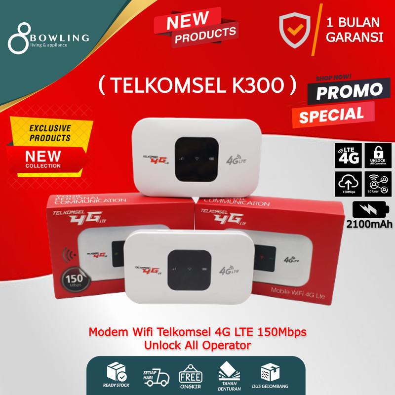 Modem Wifi Telkomsel 4G LTE Unlock All Operator Mifi Telkomsel 4G LTE ...