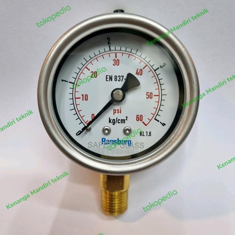 4 bar Pressure gauge 2,5"inch RANBURG - Shop | Tokopedia