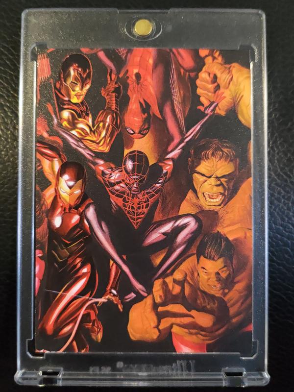 Marvel Anniversary Spiderman Hulk Ironman Alex Ross Trading cards ...