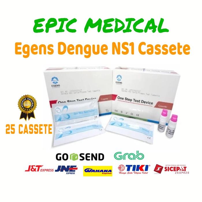 Jual Egens Dengue Ns1 , alat tes demam berdarah merk egens isi 25 ...