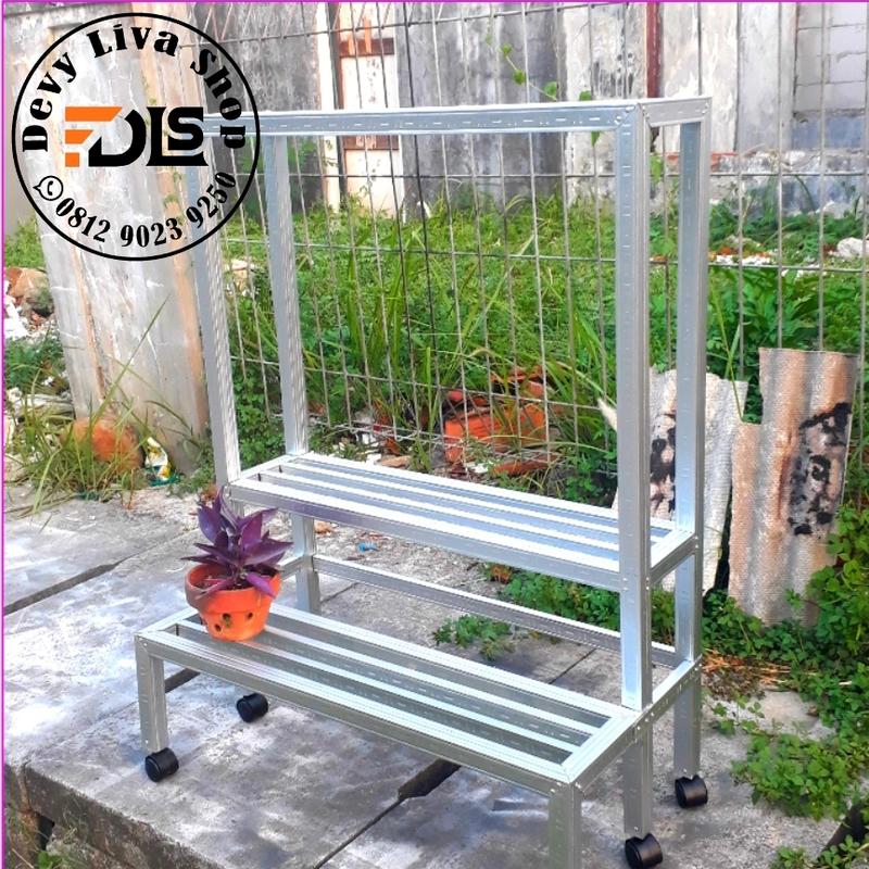 Standing planter rak pot bunga minimalis bisa knockdown - Shop | Tokopedia
