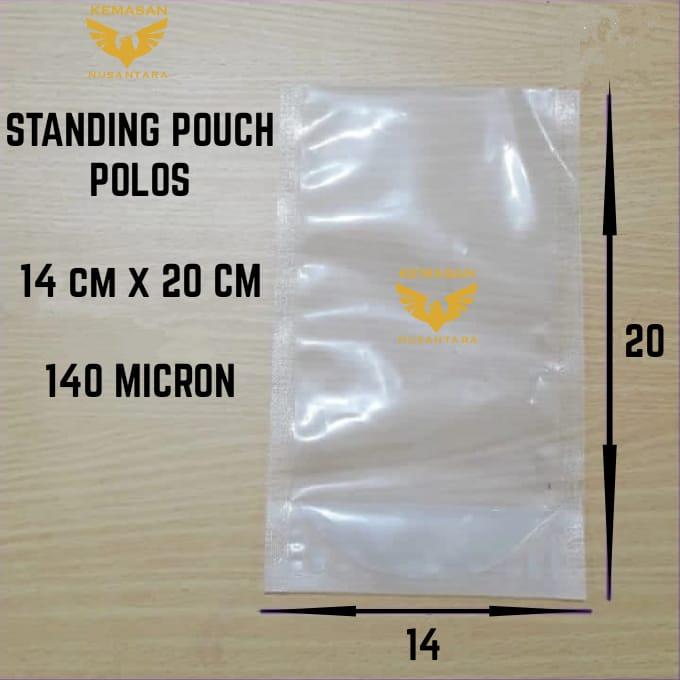 Jual 100Pcs Standing Pouch 14 x 20 Tebal | Plastik Pouch | Kemasan ...