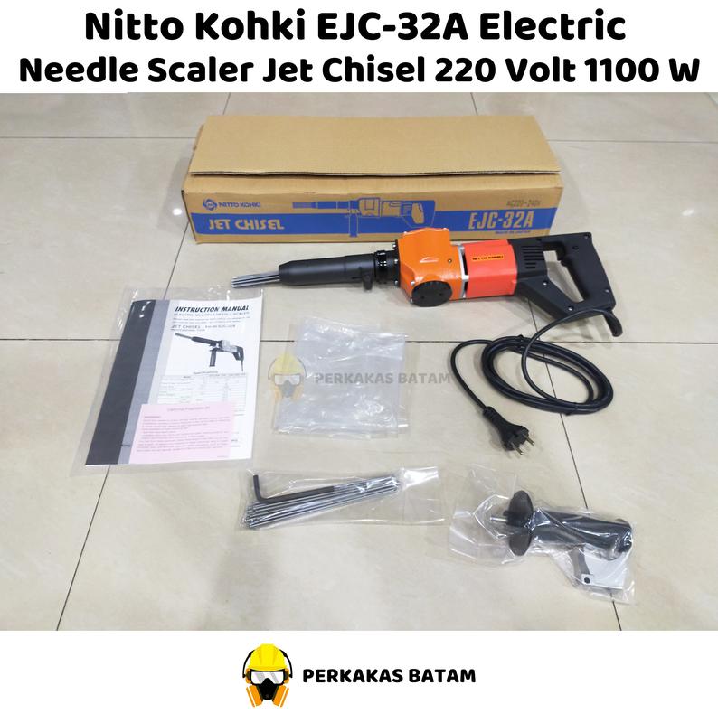 Nitto Kohki EJC-32A Electric Needle Scaler Jet Chisel 220 Volt - Shop ...
