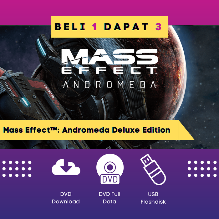 Jual Mass Effect: Andromeda Deluxe Edition | Game PC Original - DVD ...
