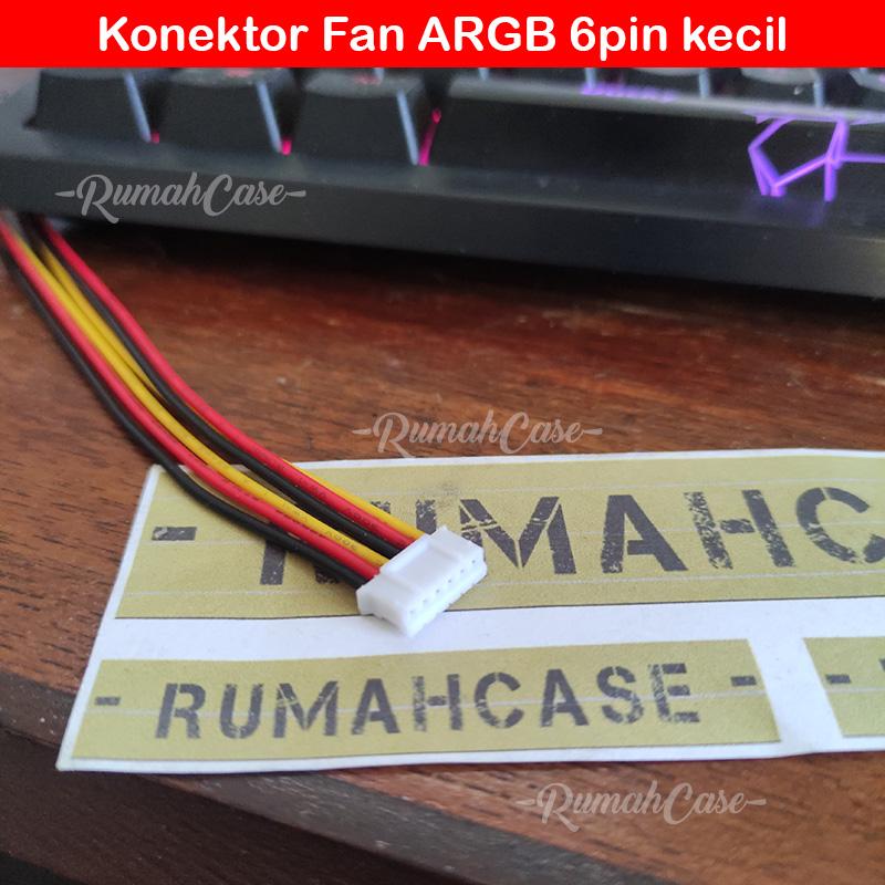 Kabel Konektor Fan ARGB 6 pin kecil hub controller fantech coolmon ...