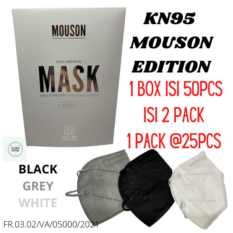 KN95 MOUSON EDITION PREMIUM MASK ISI 50PCS - Shop | Tokopedia