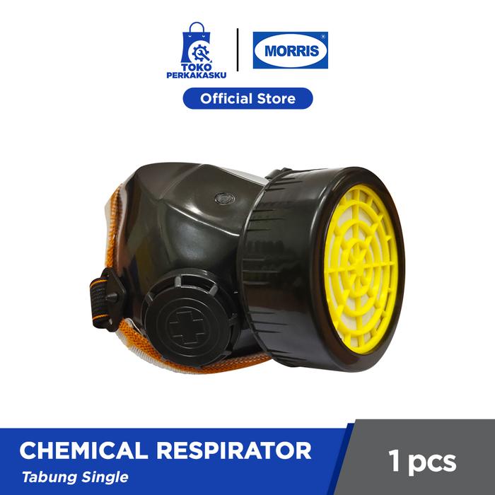 Promo Morris Chemical Respirator/Masker Anti Debu Chemical - Tabung ...