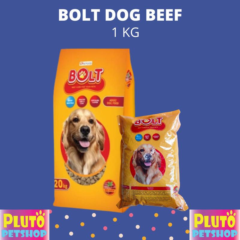 BOLT DOG BEEF 1KG MAKANAN ANJING - Shop | Tokopedia