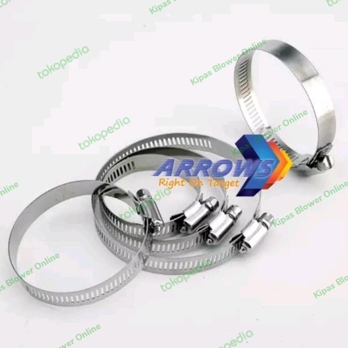 klem stainless 4 inchi klem selang 4 inchi klem flexible 4 inchi - Shop ...
