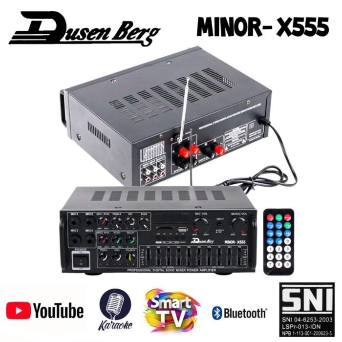 Jual Amplifier Dusenberg Minor X555 Bluetooth USB Cocok Buat Karaoke ...
