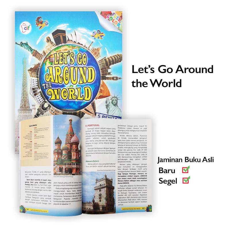 Buku Lets Go Around The World Berpetualangan ke Lima Benua Menakjubkan - Shop | Tokopedia