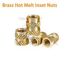 Promo 1Pcs Brass Hot Melt Thread Inserts Nut M2 M2.5 M3 M4 M5 M6 M8 ...