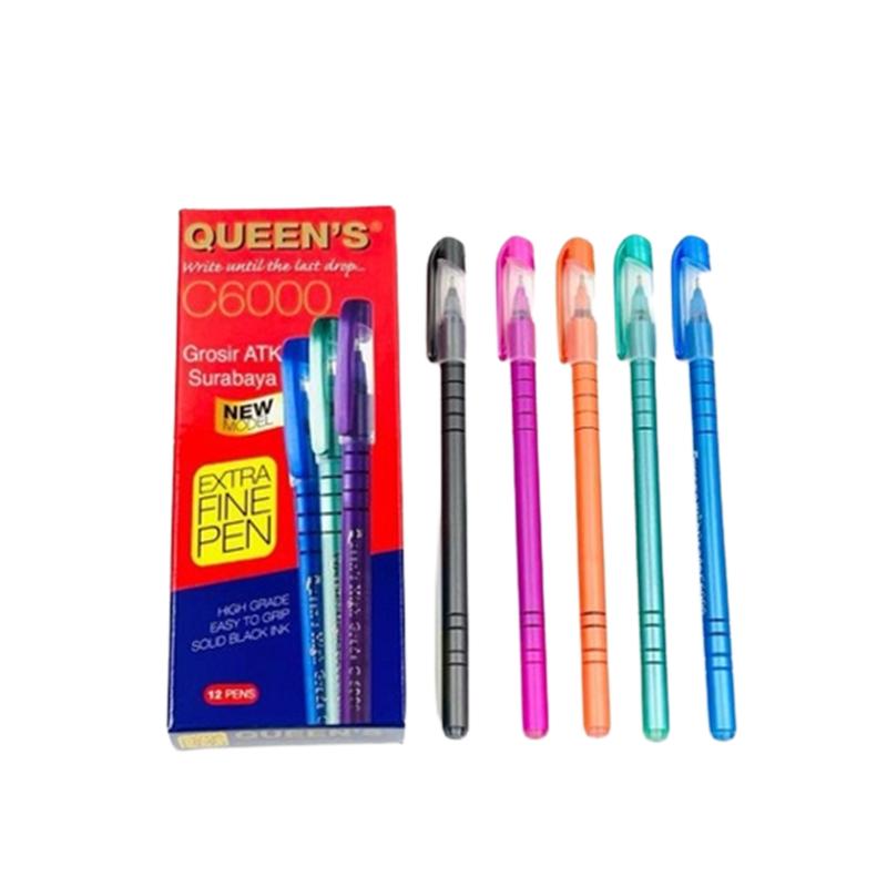 PENA QUEEN'S EXTRA FINE PEN C6000 - Shop | Tokopedia