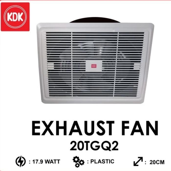 Jual Exhaust Fan KDK 20TGQ2 8 inch | Kipas angin hisap ceiling 8" 20TGQ ...