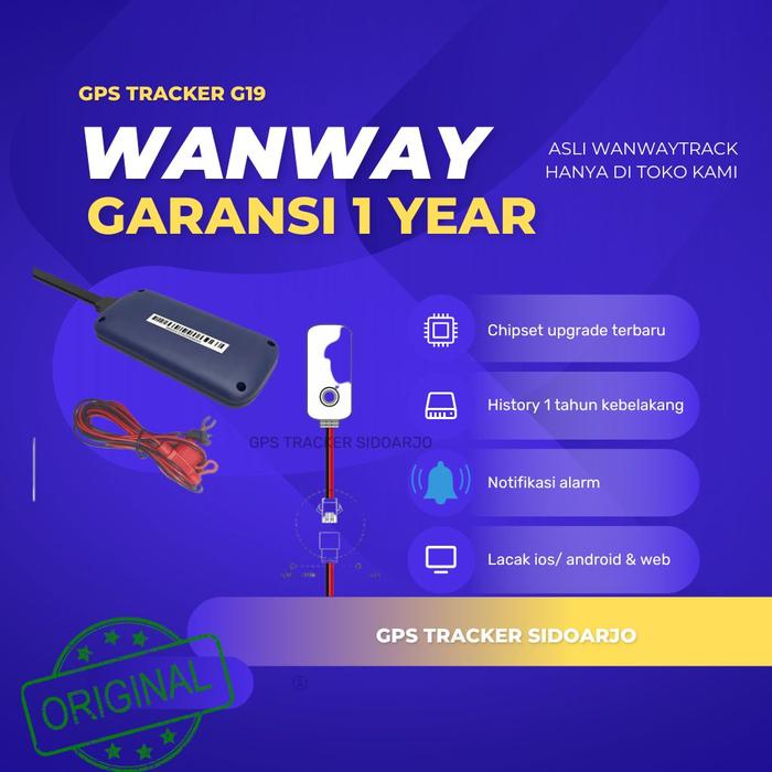 Jual GPS TRACKER G19 WANWAY TERMURAH FREE SERVER - Kab. Jombang ...