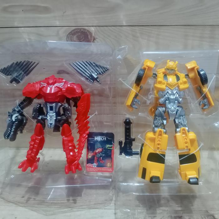 Jual figure transformer scorn spinosaurus dinobot bumblebee camaro ...