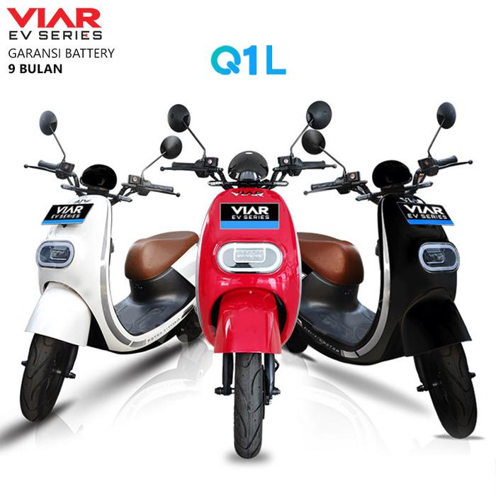 Jual Viar New Q1 L Long Seat Motor Listrik - Putih, Jakarta - Jakarta ...