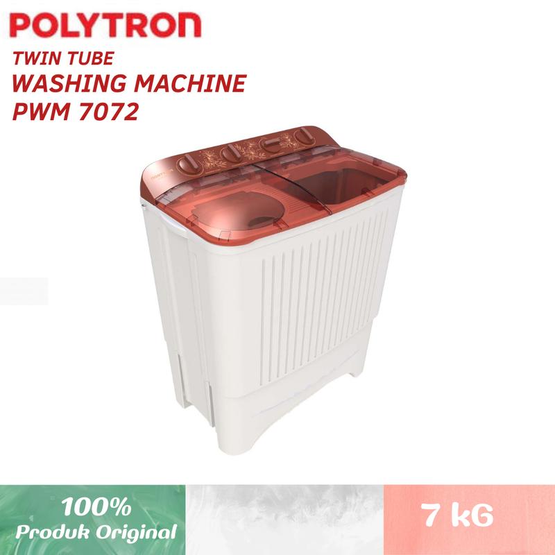 Mesin Cuci 2 Tabung Polytron 7kg PWM 7072 - Shop | Tokopedia