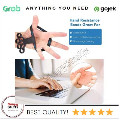 Silicone Finger Hand Grip Olahraga Finger Power Strength 11 Pounds ...