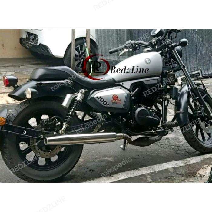Jual knalpot benelli motobi 200 evo dan efi custom redzline - Kab ...