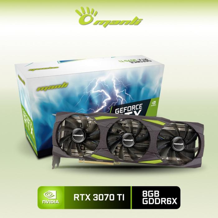 Jual VGA CARD / VGA NVIDIA VGA MANLI RTX 3070 TI 8GB DDR6 256-Bit ...