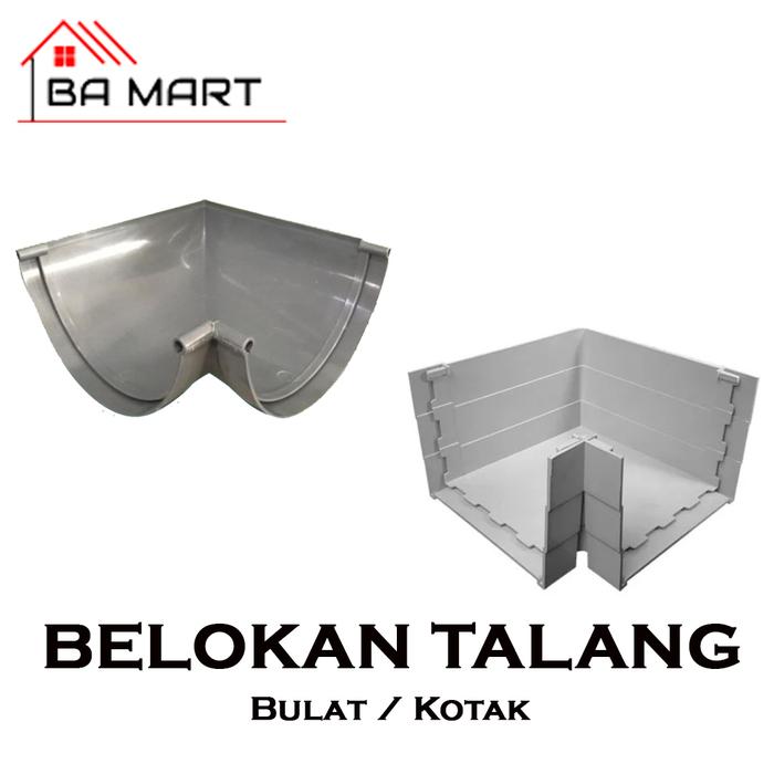 Jual Belokan Talang Setengah Lingkaran/Knee Bulat/Siku Kotak Gutter ...