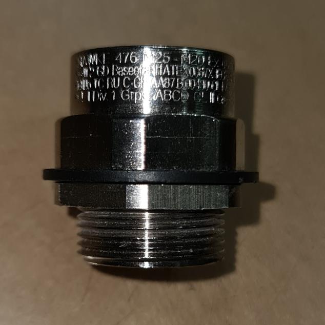 Jual Adaptor Hawke 476 Male M25 Female M20 Metric Brass Nickel Ex ATEX ...