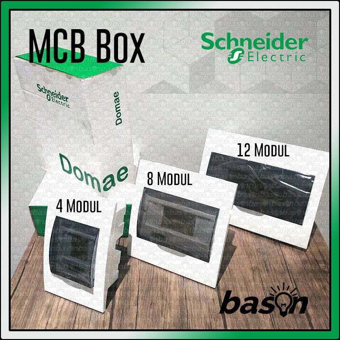 Promo SCHNEIDER MCB Box 4 / 8 / 12 Modul - Domae MCB Panel - 8 Modul ...