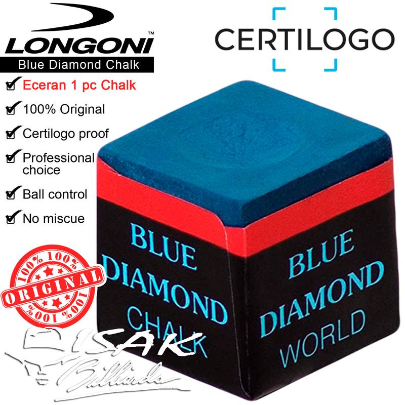 Longoni Blue Diamond Chalk - Eceran 1 pc Original Kapur Billiard - Shop ...