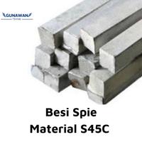Jual Besi spi spie batang uk 14x14x300mm bahan S45C custom - Kota ...
