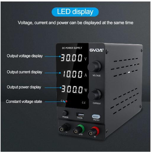 GVDA Power Supply Stabilizer DC Adjustable Regulated Switch - Shop ...
