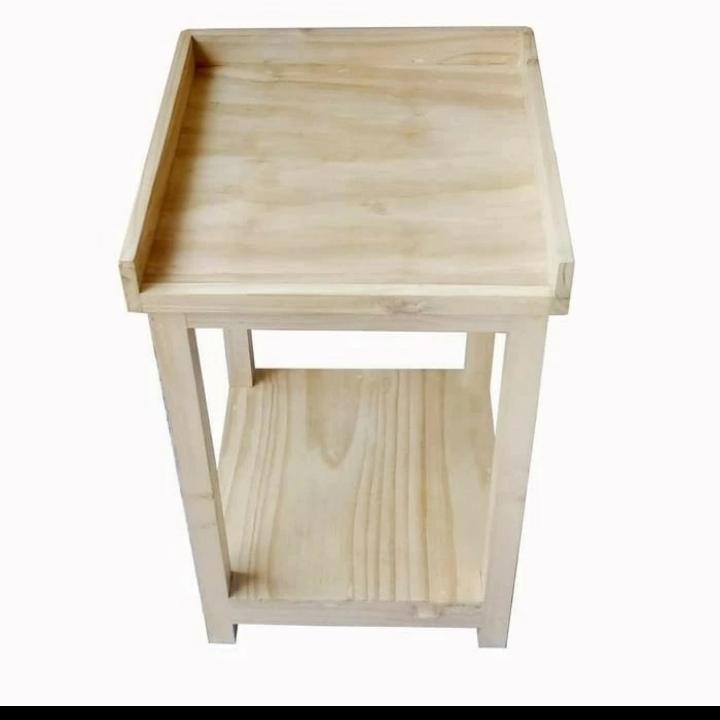 meja dispenser kayu jati 35*35*75 - Shop | Tokopedia