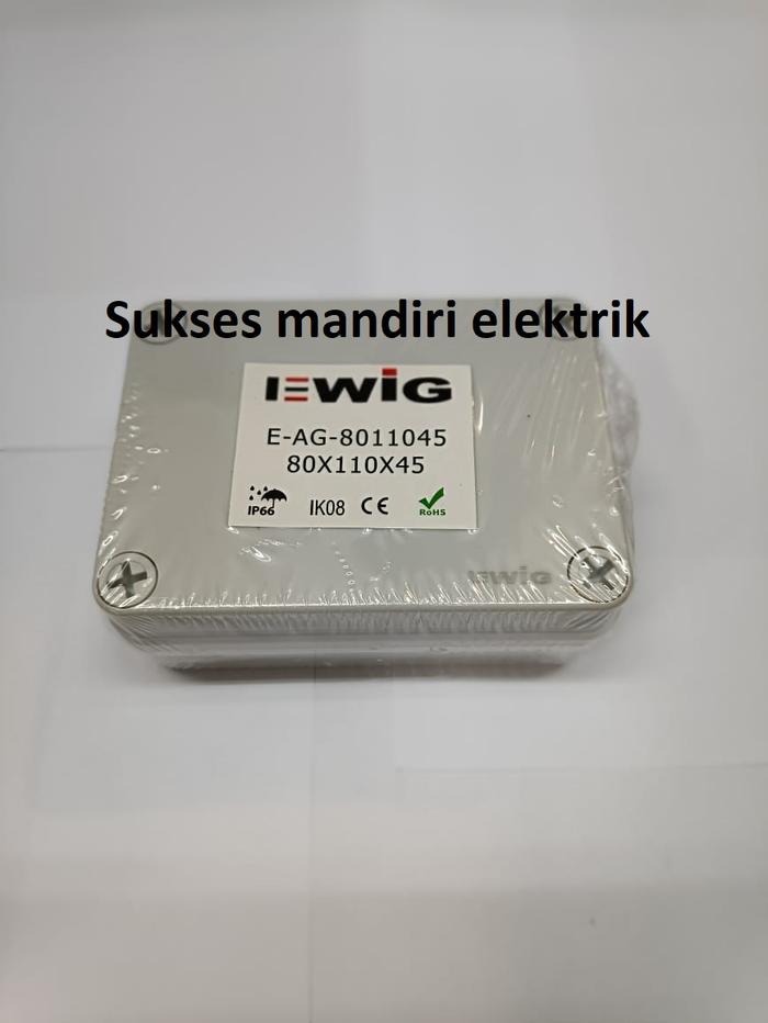 Jual DURADUS 80×110×45mm/JUNCTION BOX 80X110X45 ABS EWIG Polos IP66 ...