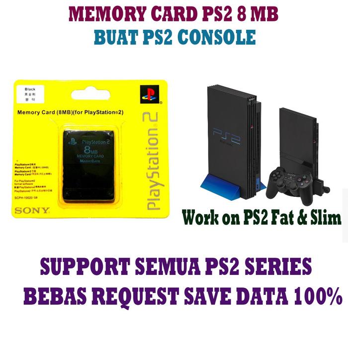 Jual Memory Card PS2 8MB untuk PS2 Semua Seri - Bebas Request Save Data ...
