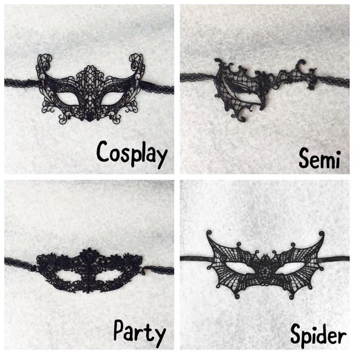 Jual Topeng Muka Lace Renda Pesta Halloween Masquerade Party Cosplay ...