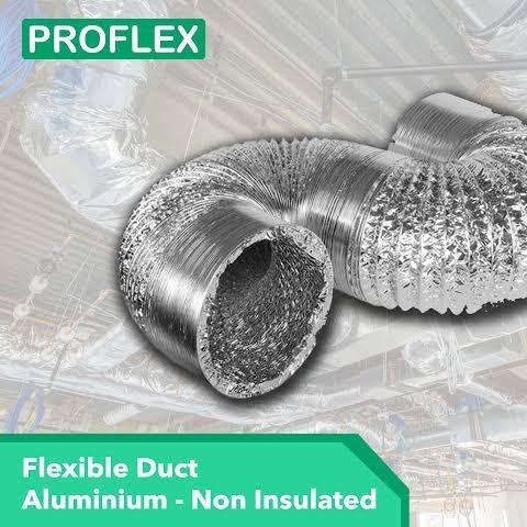 Aluminium flexible ducting 4 inch 3 meter pipa cooker hood / - Shop ...