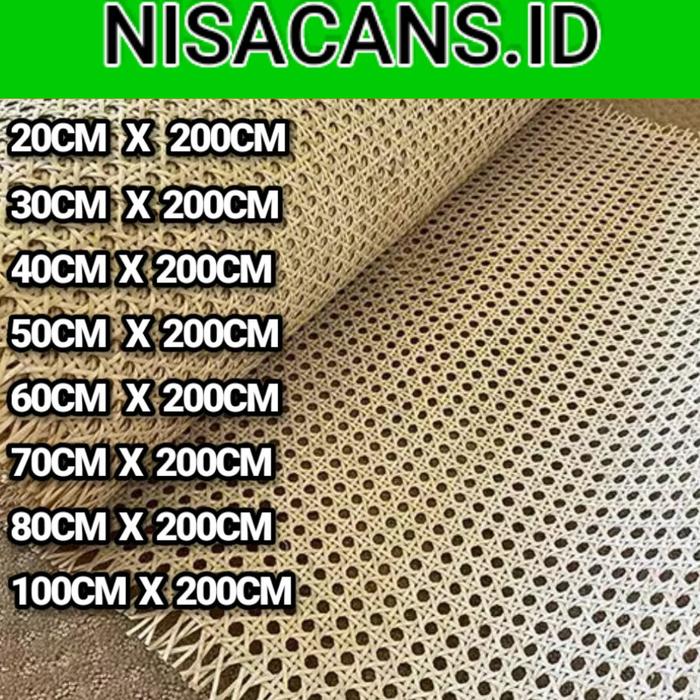 Promo ROTAN - ANYAMAN ROTAN ALAMI LEMBARAN/ROTAN KULIT ALAMI PANJANG ...