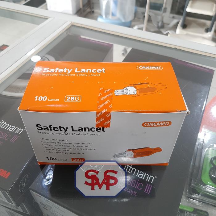 Jual Softclick Lancet 28G Onemed / Safety Lancet 28G Onemed - Jakarta ...