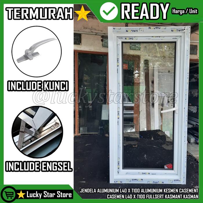 Jual Kusen Jendela Alumunium 1 Set 40 X 100 Aluminium Bouvenly Bouven ...