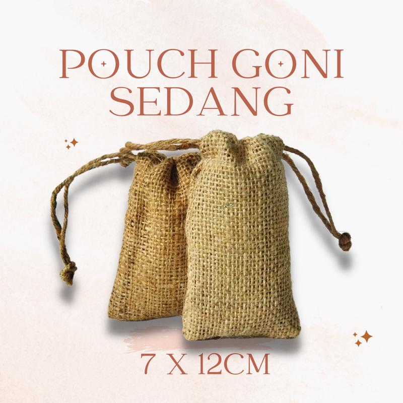 Pouch Serut 7x12cm - Kantong Goni Sedang Polos Tempat Pensil Aesthetic ...