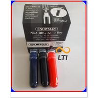 Promo [PCS] Refill Spidol Snowman Whiteboard Refillable CRBG12 [PCS ...