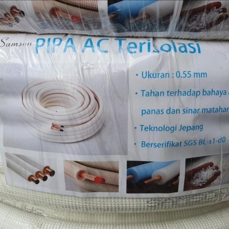 PIPA AC PERMETER UNTUK AC 0.5PK DAN 1PK UKURAN 1/4X3/8 TEBAL 0,55MM-0 ...