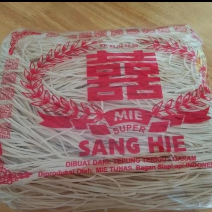 2 BUNGKUS MIE SUPER SANG HIE MIE TIO COU KERING 1 KG / MIE TIU CIU ...