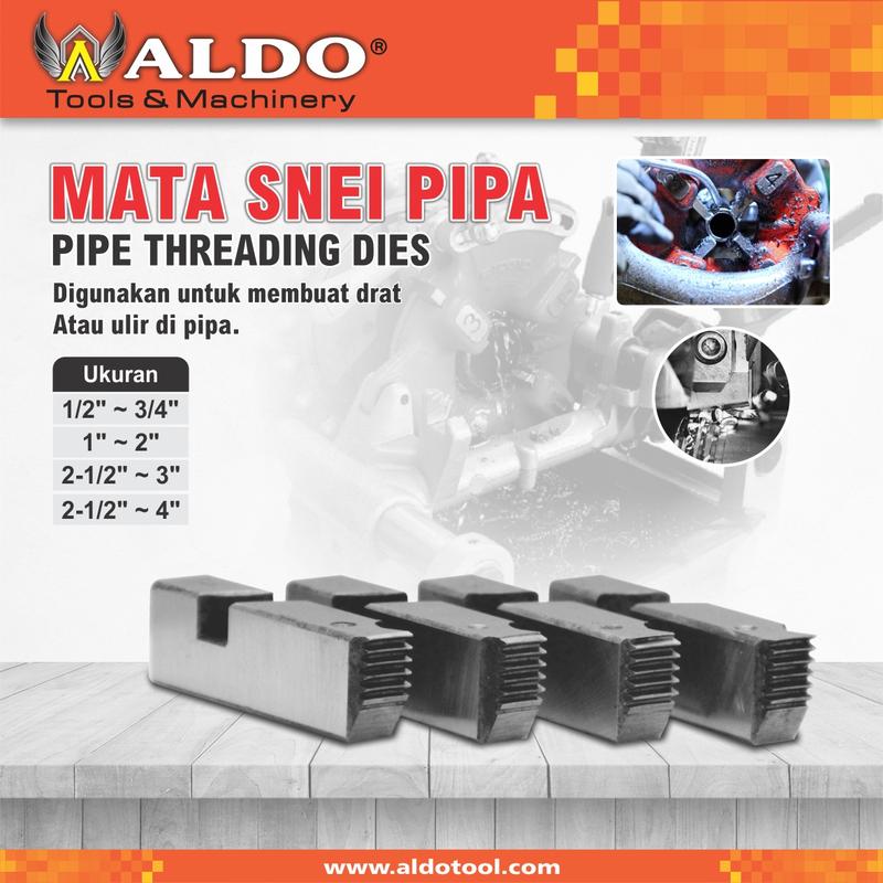 Mata Snei Pipa Elektrik / PIPE THREADING DIES MERK ALDO - Shop | Tokopedia